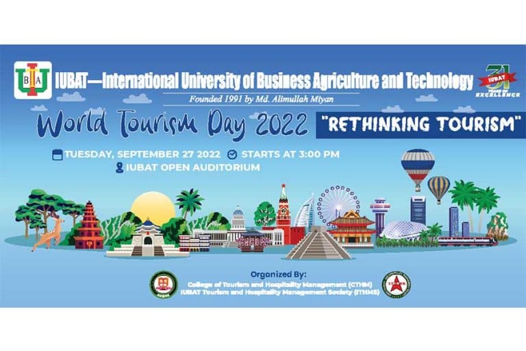 World Tourism Day 2022 – IUBAT