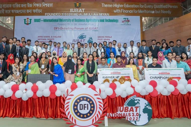 National Debate Competition held at IUBAT – IUBAT